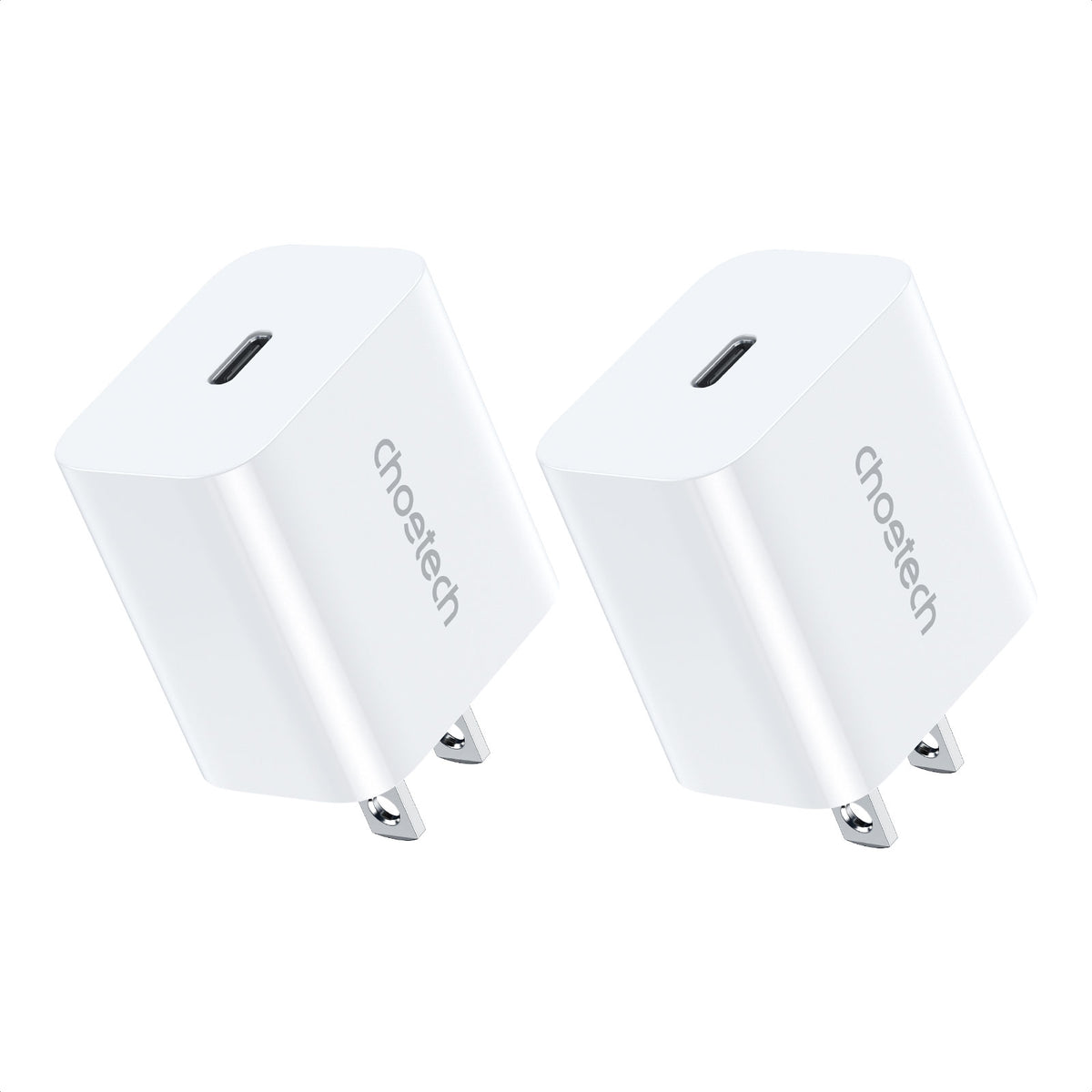 USB C Charger PD 20W Type C Wall Adapter 2 Pack Charger – CHOETECH